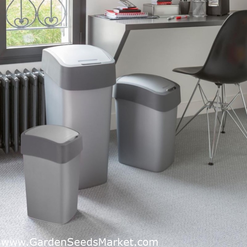 10-litre grey Flip Bin waste sorting bin – Garden Seeds Market | Free ...