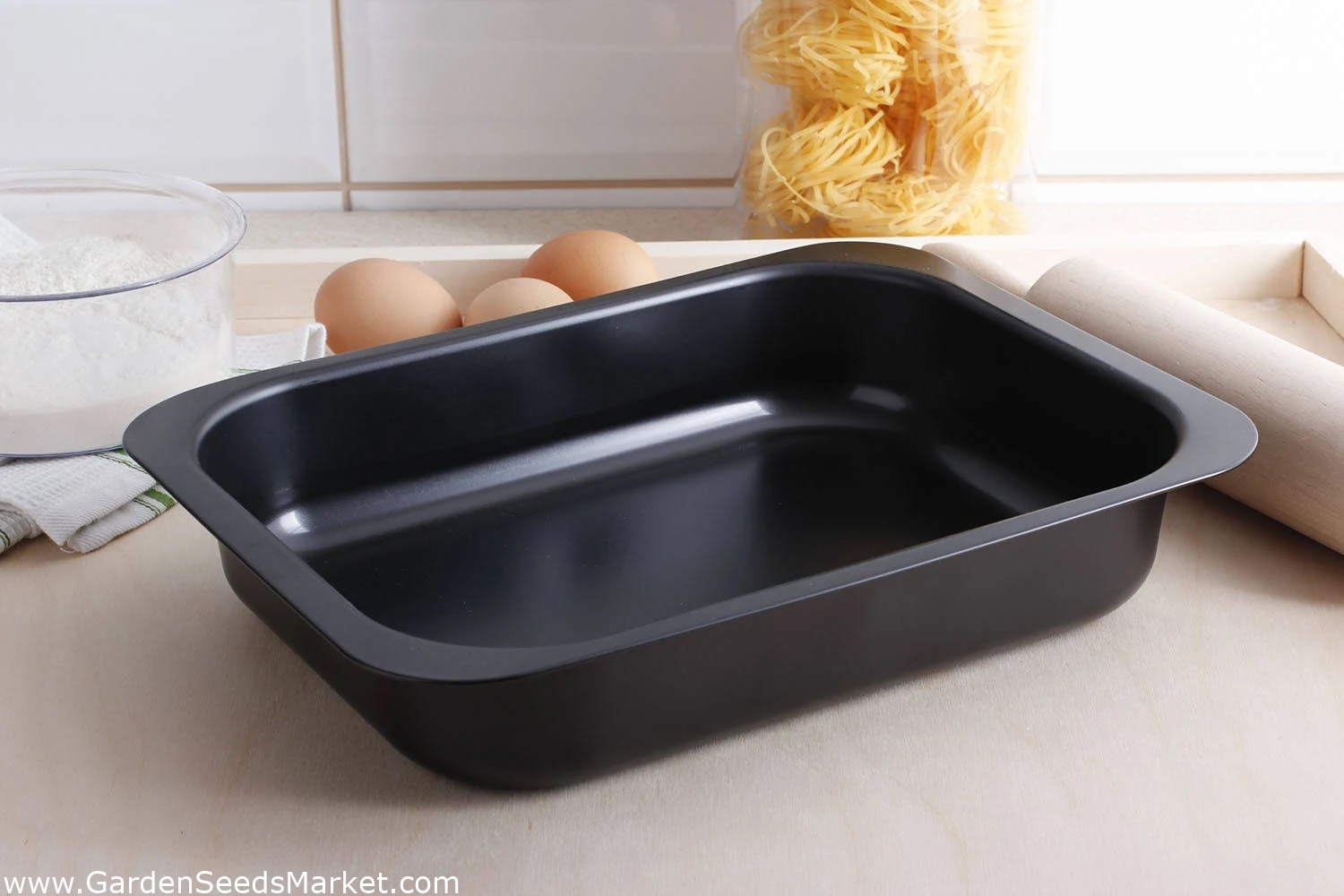 Crni lim za pečenje s neprianjajućom površinom - 29 x 22 cm - idealan ...