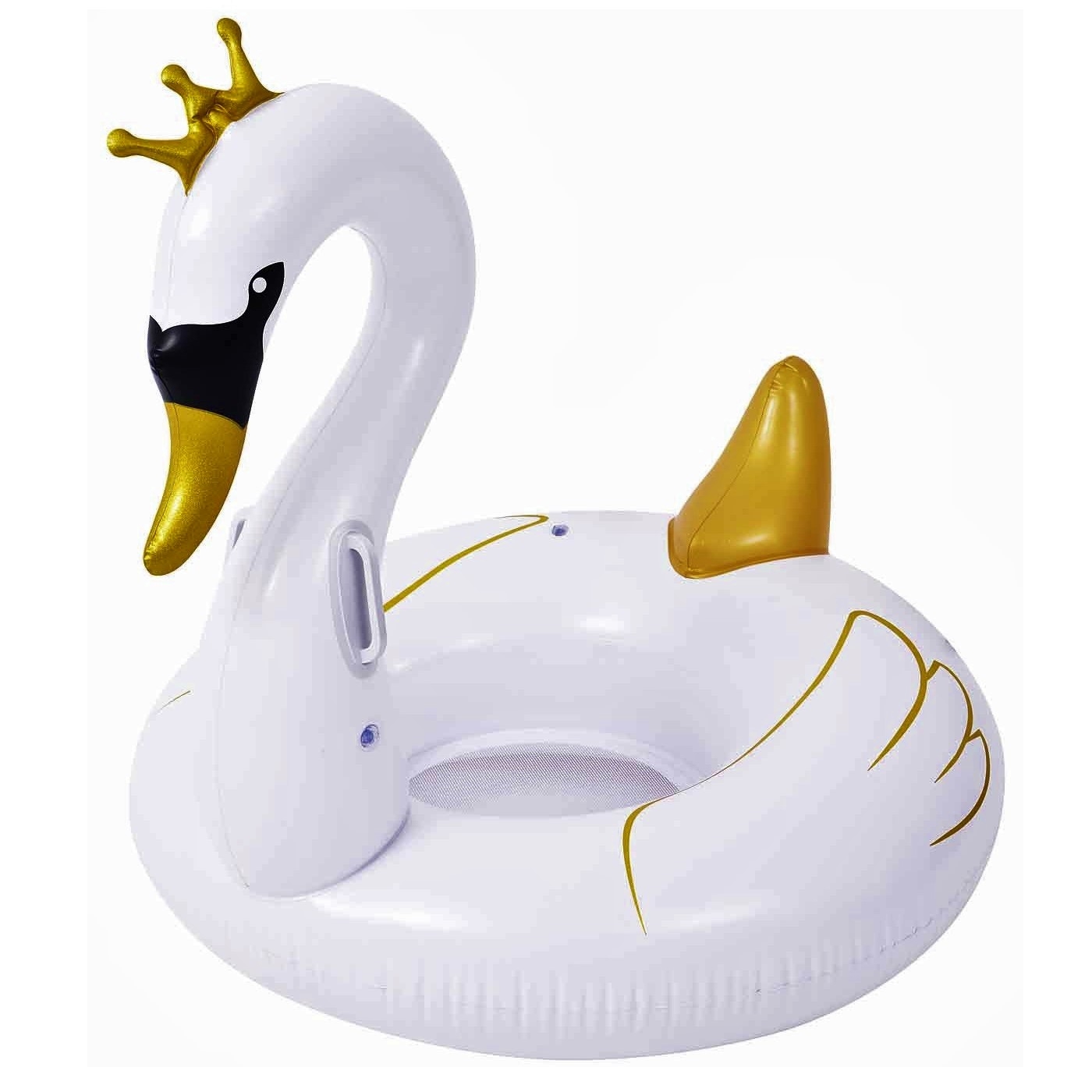 Inflatable pool float - Golden Swan - 115 cm – Garden Seeds Market ...