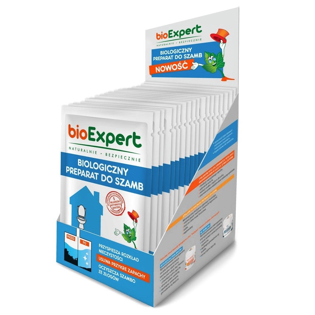 Agente bio-fossa - inovador e ecológico - BioExpert - 100 x 25 g ...