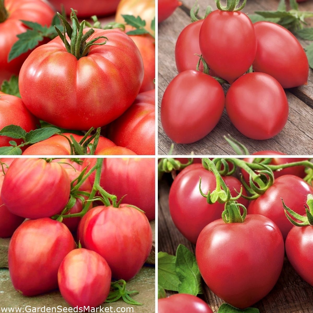 Raspberry tomato seeds - selection of 4 varieties – Garden Seeds Market ...