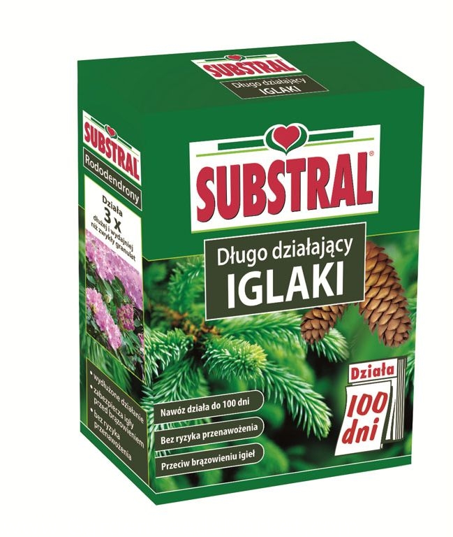 Fertilizante de "100 dni" (100 dias) para coníferas, rododendros e outras plantas acidófilas ...